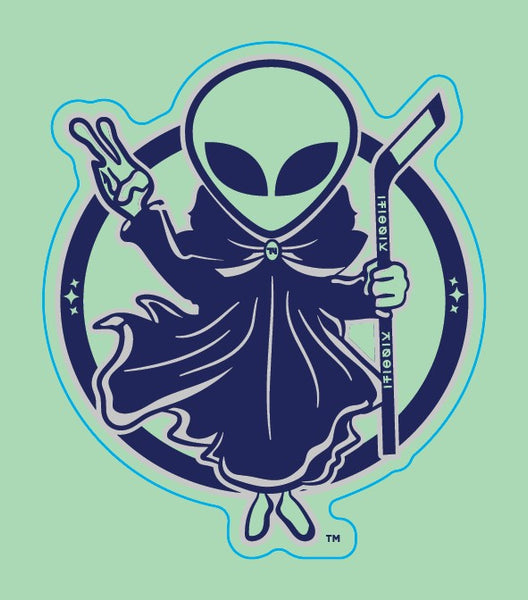 Carbondale UFOS Floating Alien Glow in the Dark Sticker – Wilkes-Barre ...
